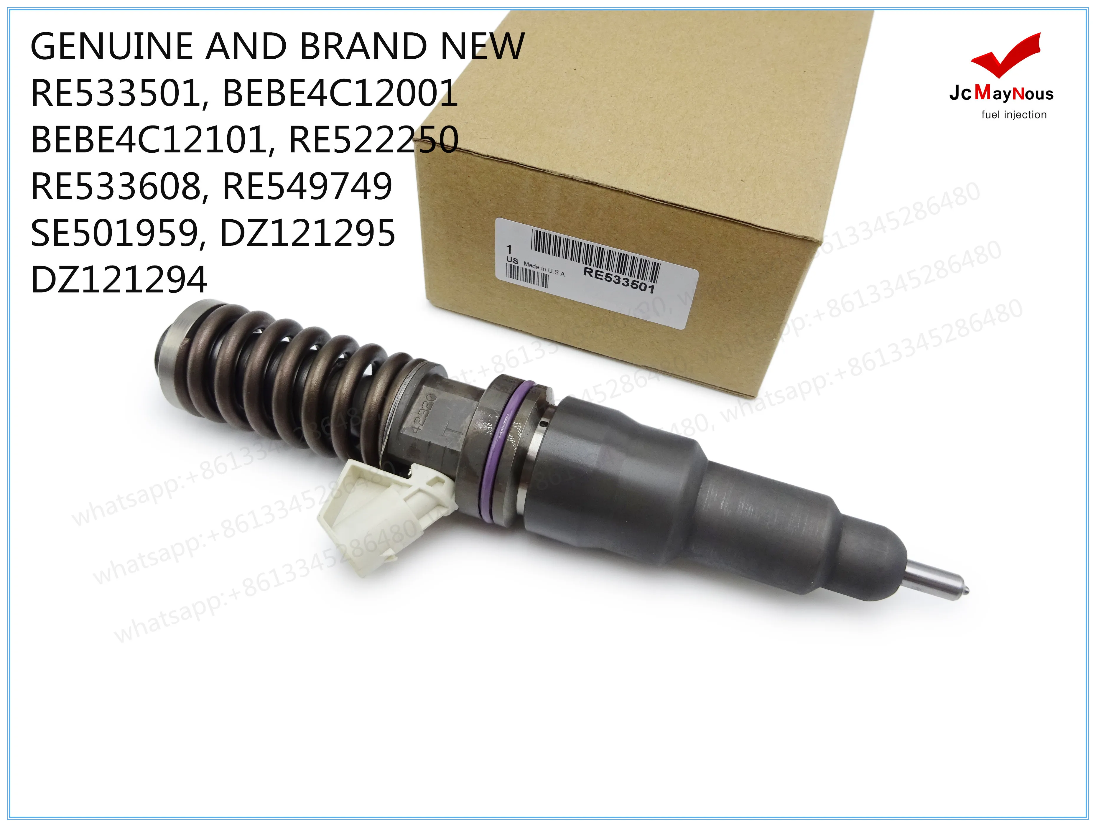 Genuine And Brand New Fuel Injector Re533501 Bebe4c12001 Bebe4c12101 ...