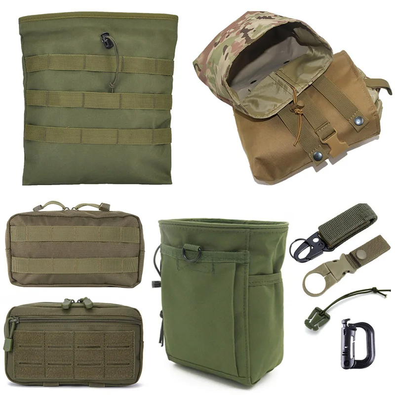 Tactical Molle Dump Pouch Military Drop Drawstring Magazine Pouch ...