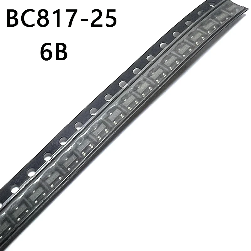 100pcs BC817-25 SMD Transistor Package SOT-23 Screen Printing 6B 0.5A ...