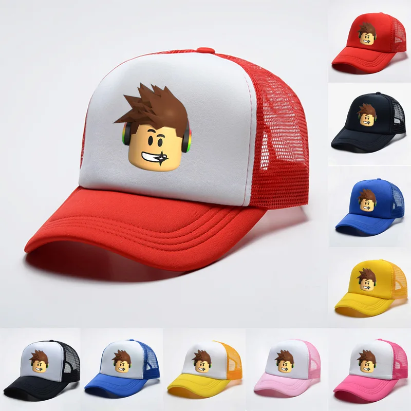 ROBLOX-Children-s-Hats-Peaked-Caps-Four-season-Mesh-Hats-Mesh-Visor ...