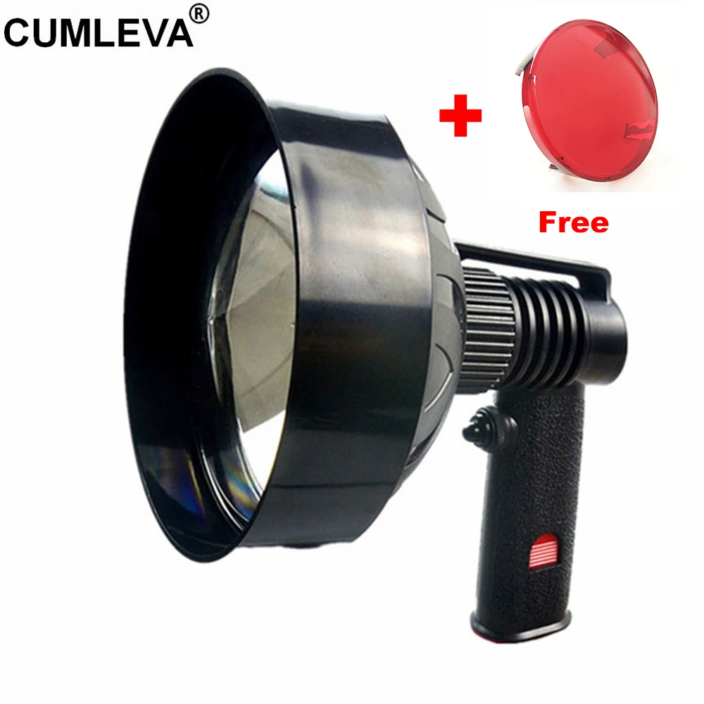 Powerful 100W Halogen Handheld Torch Ultra Lightweight Spotlight ...
