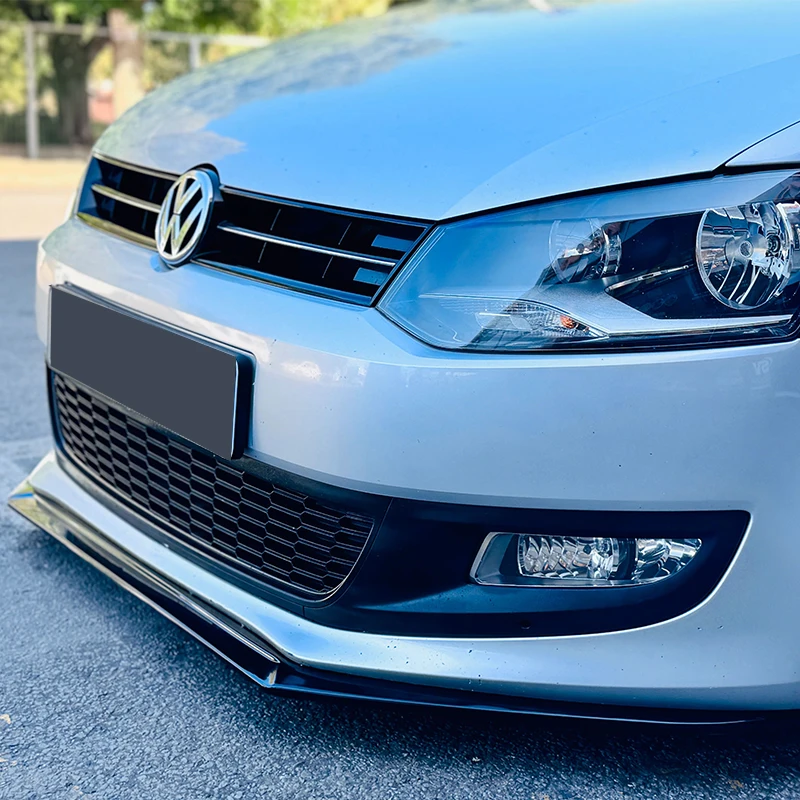 For-VW-POLO-MK5-6R-6C-TDI-TSI-2009-2018-Car-Front-Bumper-Lip-Spoiler ...