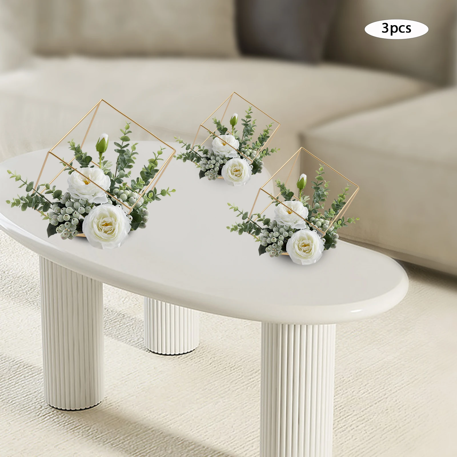 Design-geom-trico-Metal-Flower-Stand-hex-gono-em-forma-elegante-ferro ...