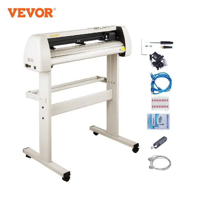 VEVOR 28 / 34 Inch Vinyl Cutter Plotter Sign Cutting Machine with 20 ...