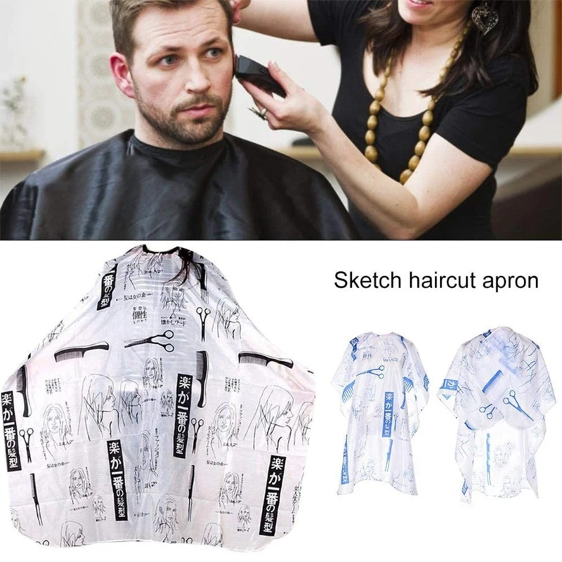 Waterproof-Apron-Professional-Hairdressing-Salon-Gown-Barbers-Haircut-Cape-Hair-Styling-Tool ...
