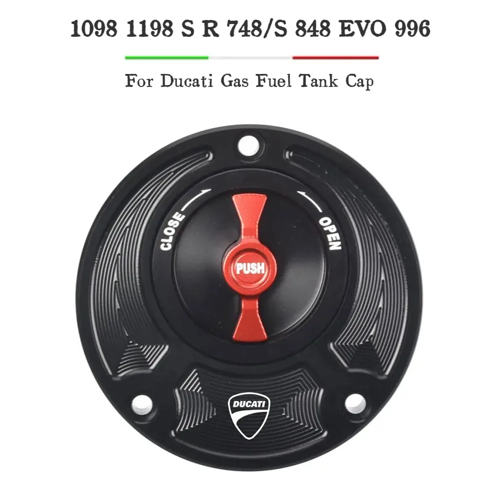 For-Ducati-1098-1198-S-R-748-S-848-EVO-996-Motorcycle-Fuel-Tank-Cap ...