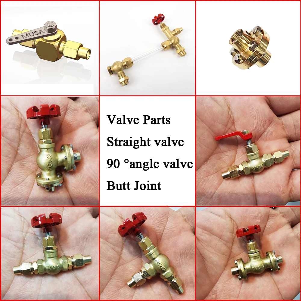 Steam-Engine-Model-Casting-Valve-Mini-Straight-Valve-90-Degree-Angle ...
