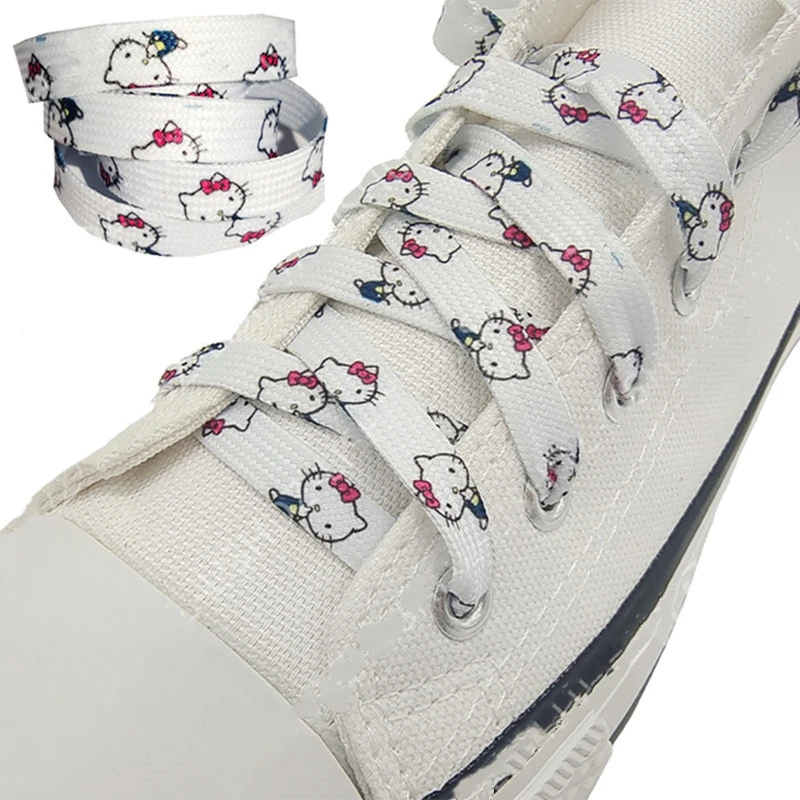 1 Pairs Hello Kitty Kawaii Kuromi Melody Shoelaces - Animation ...