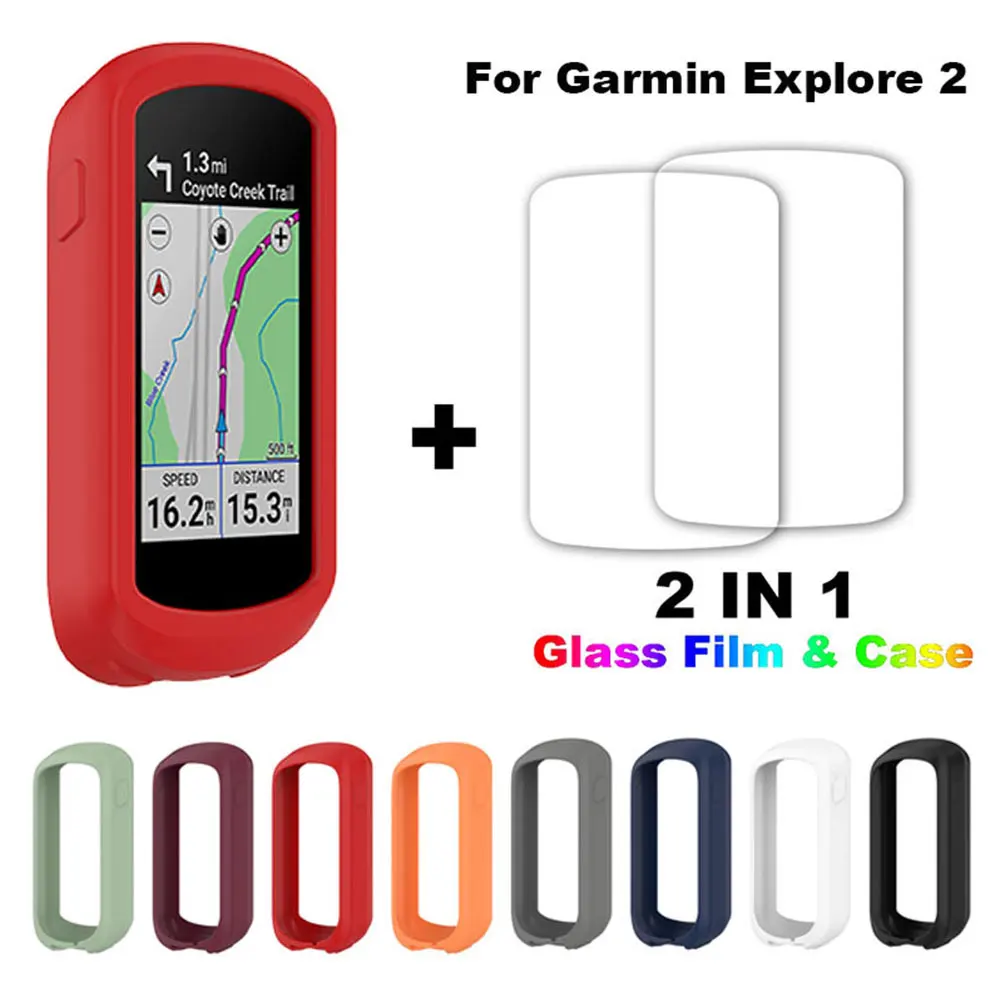 Cyclocomputer-Protective-Case-For-Garmin-Explore-2-Silicone-GPS-Bike ...
