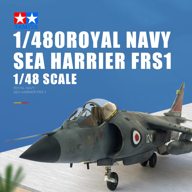 TAMIYA-Assembled-Aircraft-Model-Kit-61026-Royal-Navy-Sea-Harrier-FRS-1 ...