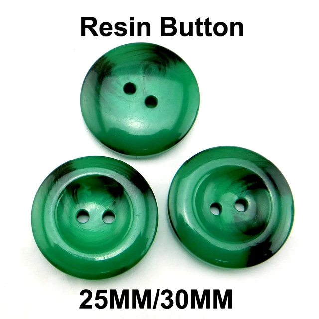 Green Sewing Button