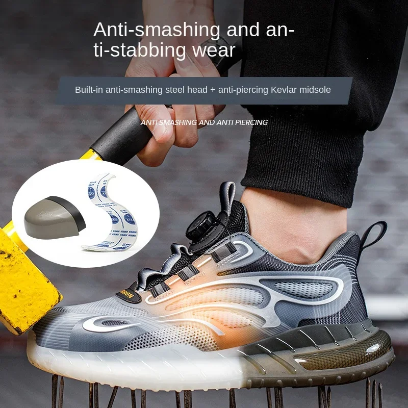 New-Air-Cushion-Safety-Shoes-Men-Women-Sneakers-Steel-Toe-Shoes ...