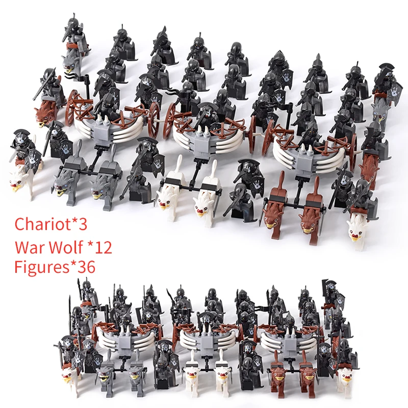 Building Blocks Lotr | Lotr Toys | Orc Block - Movie Series Uruk-hai ...