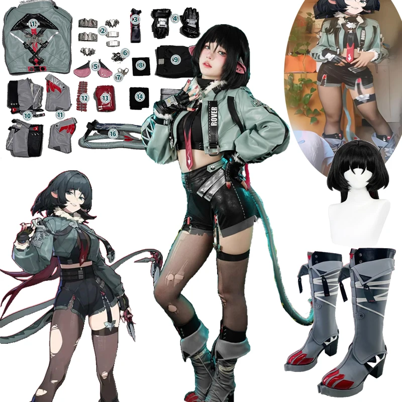Game-Zenless-Zone-Zero-Jane-Doe-Cosplay-Costume-Wig-ZZZ-Jane-Doe-Jacket ...
