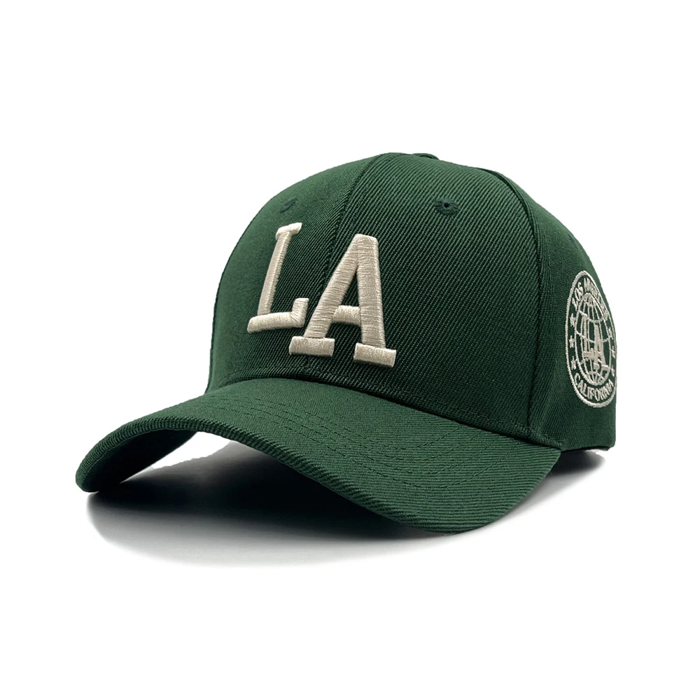 Neutral-La-Letter-Embroidered-Baseball-Hat-Spring-Summer-Outdoor ...