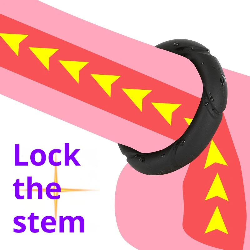 Locking-essence-ring-male-penis-sleeve-anti-shoot-invisible-glans ...