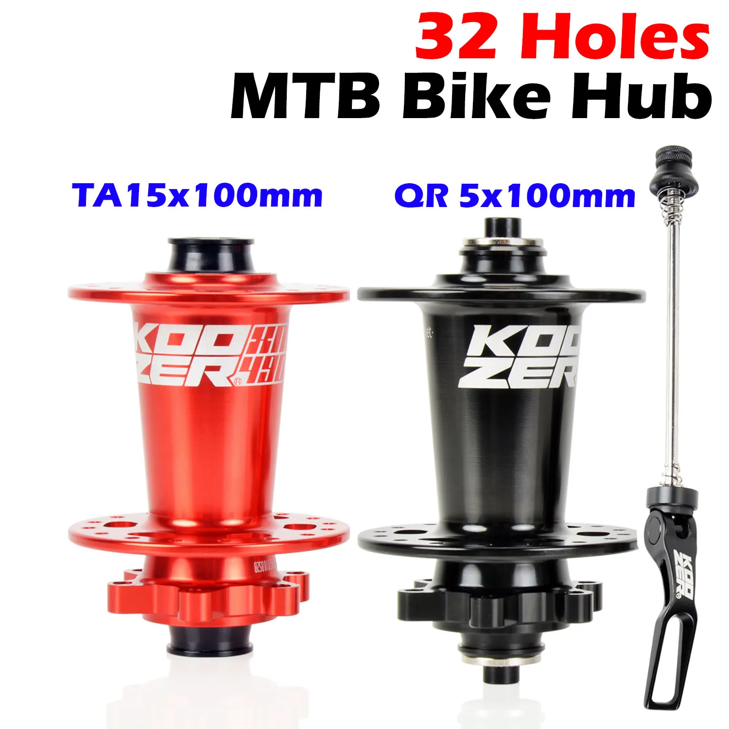 Koozer-Front-MTB-Bike-Hub-QR-Thru-cubo-de-bicicleta-de-disco-6 ...