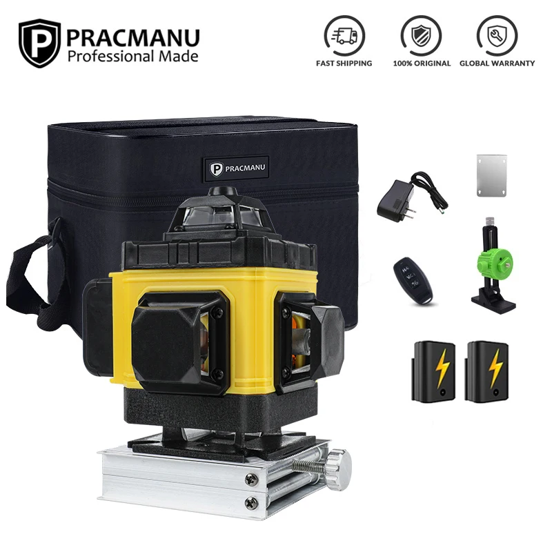 Self-leveling Laser Level 16 Lines | 16 Laser Level Battery Lines - 16 ...