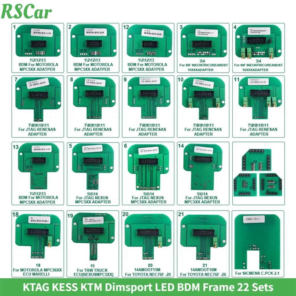 Juego-completo-de-adaptadores-BDM-para-piezas-FGTECH-adaptadores-de ...