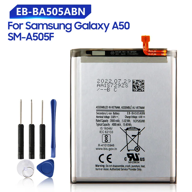 Replacement Battery EB-BA505ABU EB-BA505ABN For Samsung Galaxy A50 ...