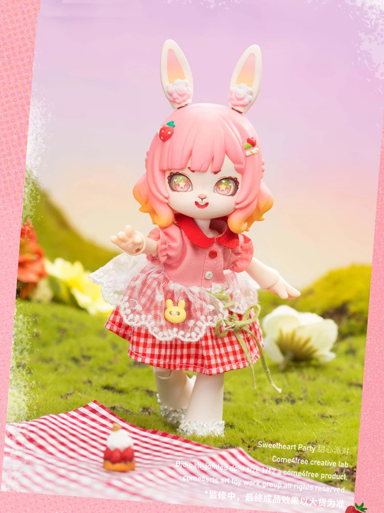 Nueva caja sorpresa Bonnie Rabbit 2 Obtisu1 1/12 Muñeca Bjd Serie ...