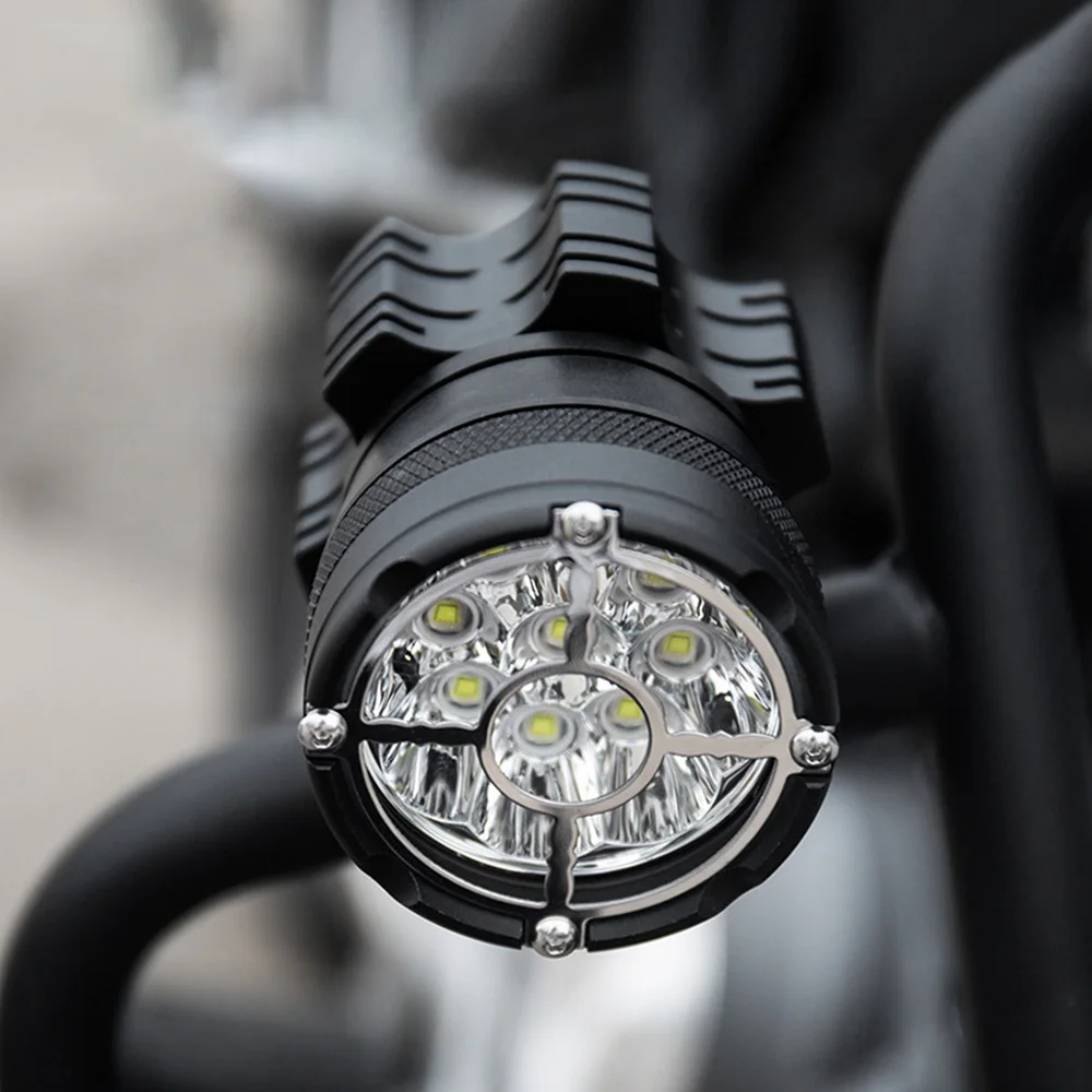 9-LED-Auxiliary-Headlight-For-Motorcycle-Spotlights-12V-90W-16000lm ...