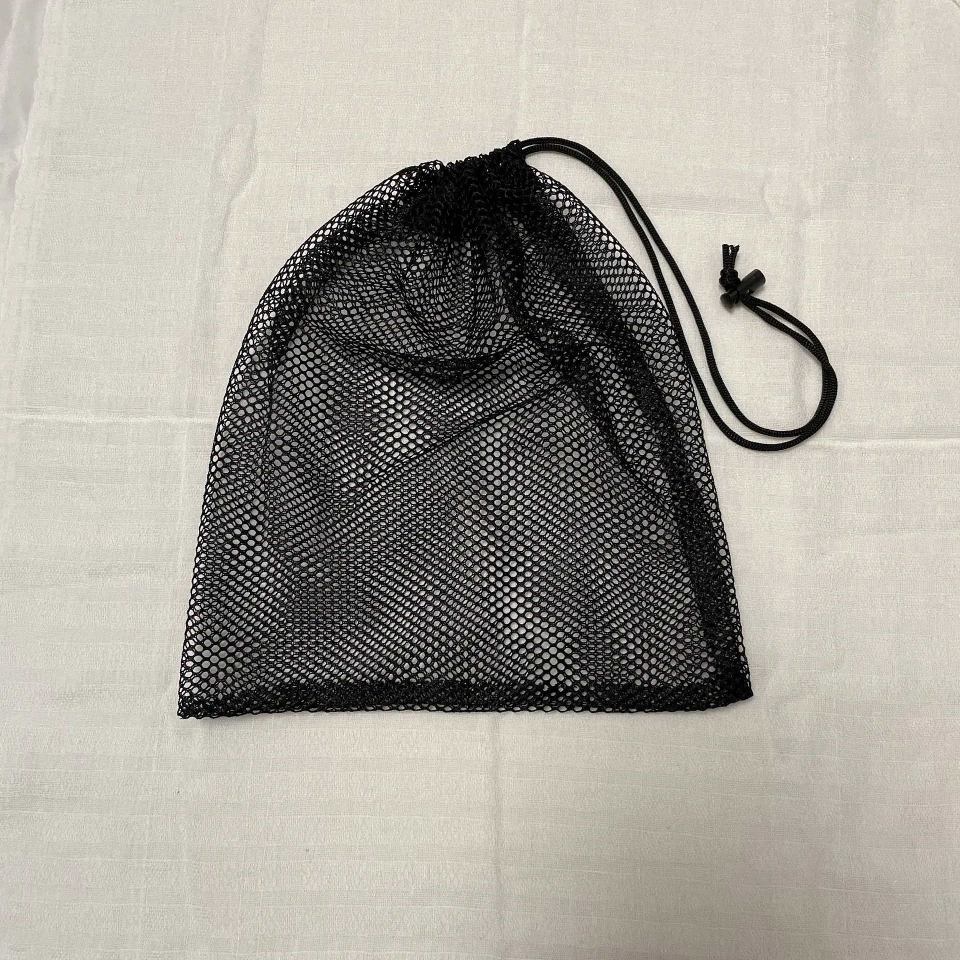 1-Pcs-Black-Durable-Nylon-Mesh-Drawstring-Bag-Storage-Pouch-Multi ...