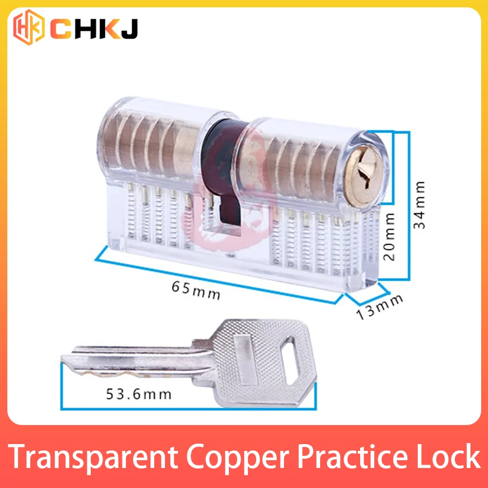 CHKJ-Transparent-Copper-Lock-Cutaway-Training-Skill-Professional ...