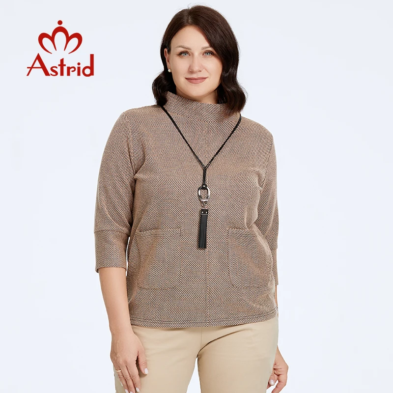 Astrid-Women-s-Sweater-Oversized-Stand-Up-Collar-Woman-Pullovers-Soft-Knitted-Jumpers-Pocket ...