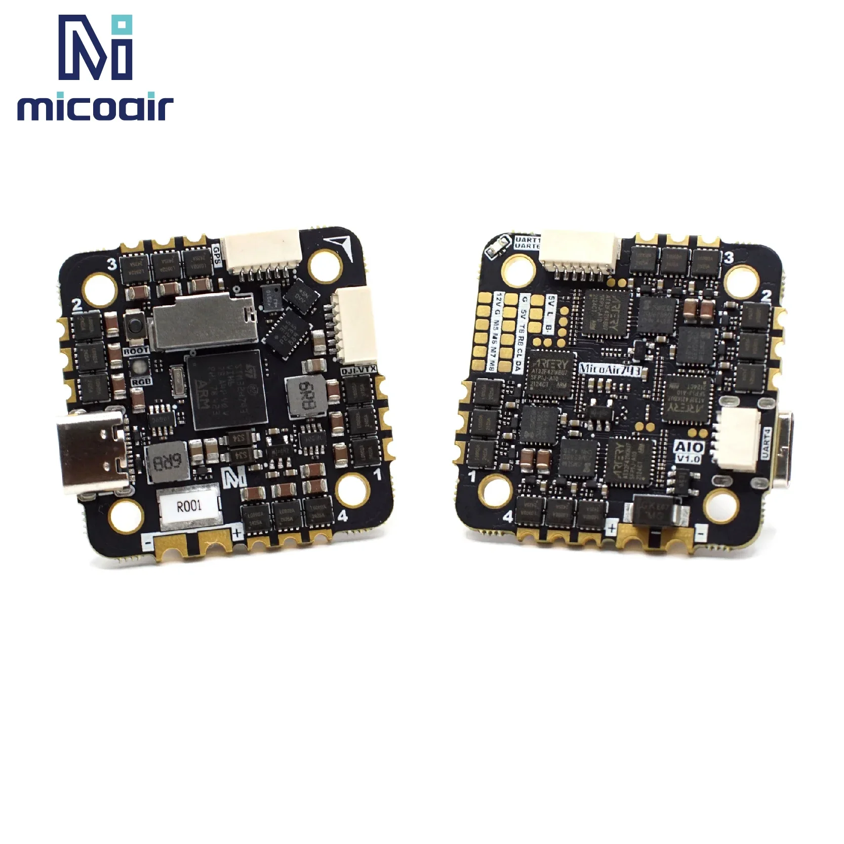 MicoAir H743 AIO 35A AM32 Flight Control ESC 32-bit Support APM PX4 ...