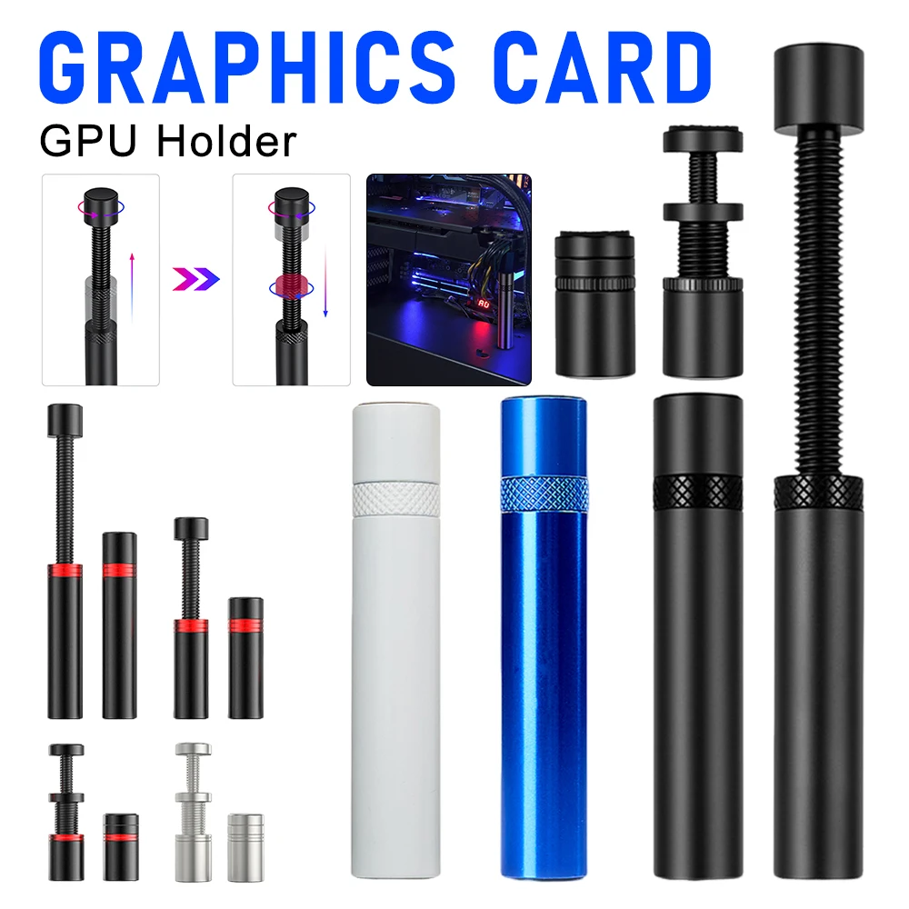 Graphics-Card-GPU-Holder-Adjustable-Telescopic-Rotary-Screw-Aluminum ...