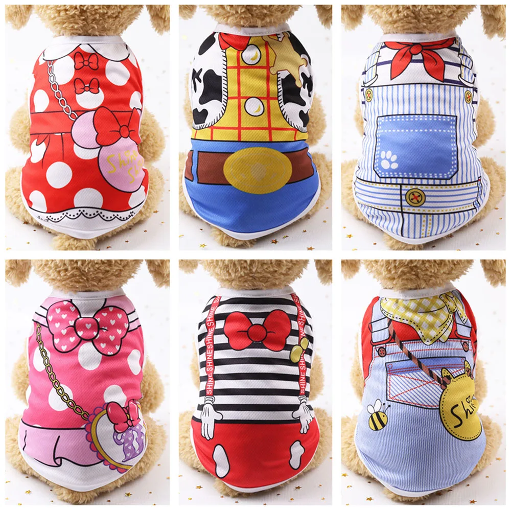 Dog-Shirt-Vest-Lightweight-Small-Dog-T-Shirts-Soft-Shirts-Cartoon ...