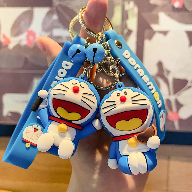 Japanese-Anime-Cartoon-Doraemon-Keychain-Cute-Doll-Car-Key-Ring ...