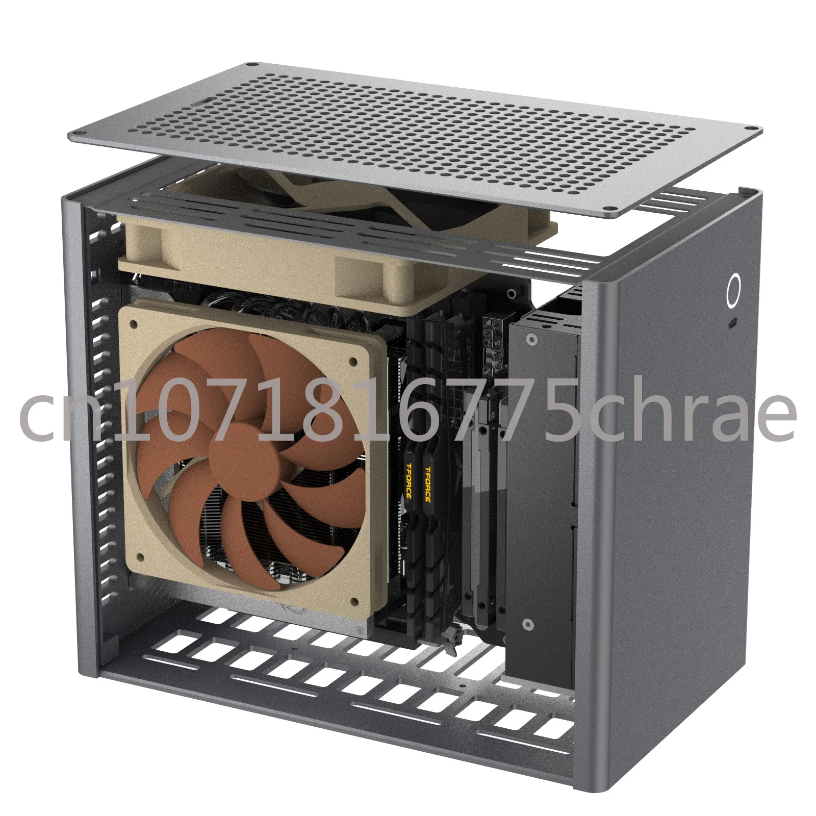 Minor-Flaw-A2-Aluminum-Alloy-Itx-Small-Chassis-Desktop-Mini-Host-A4-K39 ...