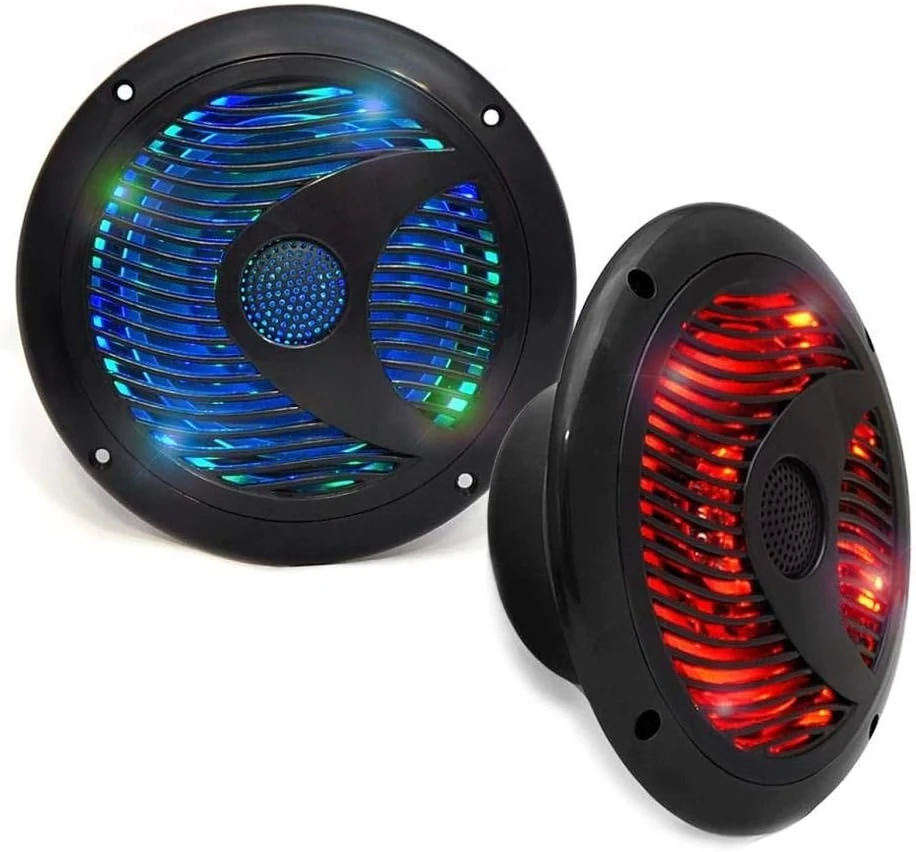 6.5” Dual Marine Speakers - IP44 Waterproof and Weather Resistant ...