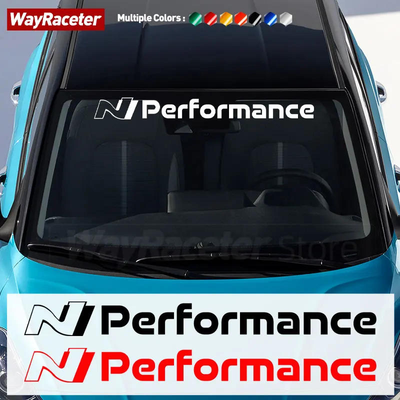 Car-Front-Windshield-Vinyl-Decal-N-Performance-Windscreen-Window ...