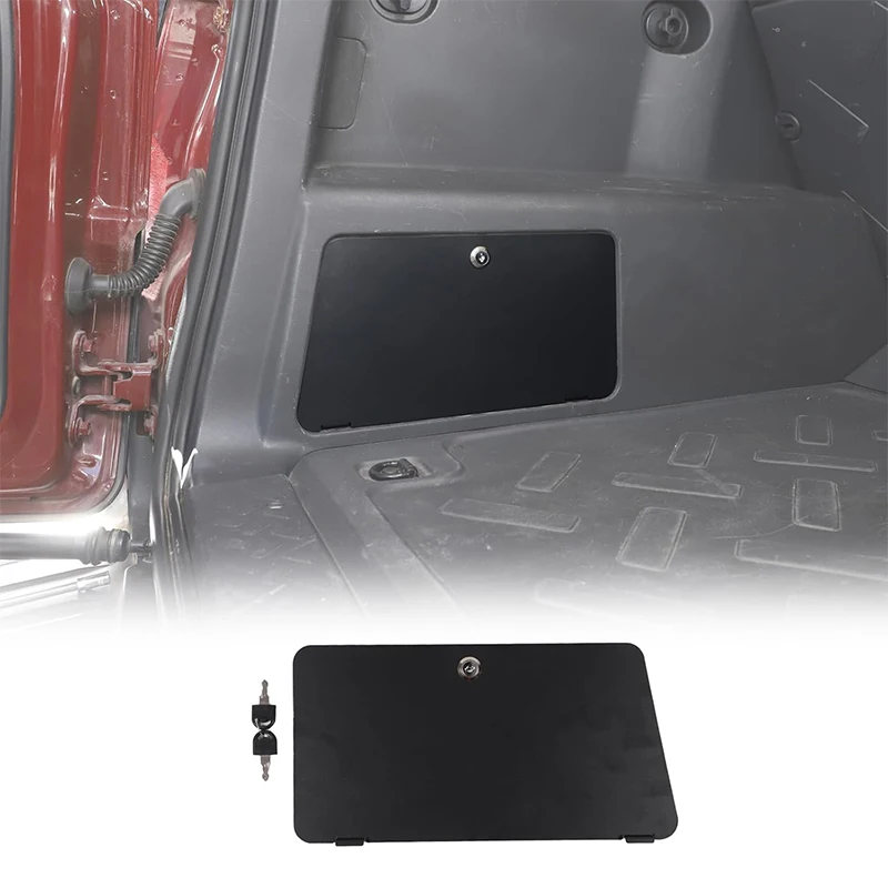 Car Trunk Storage Safe Box Panel Trunk Left Safe Lock Inserts Hidden ...