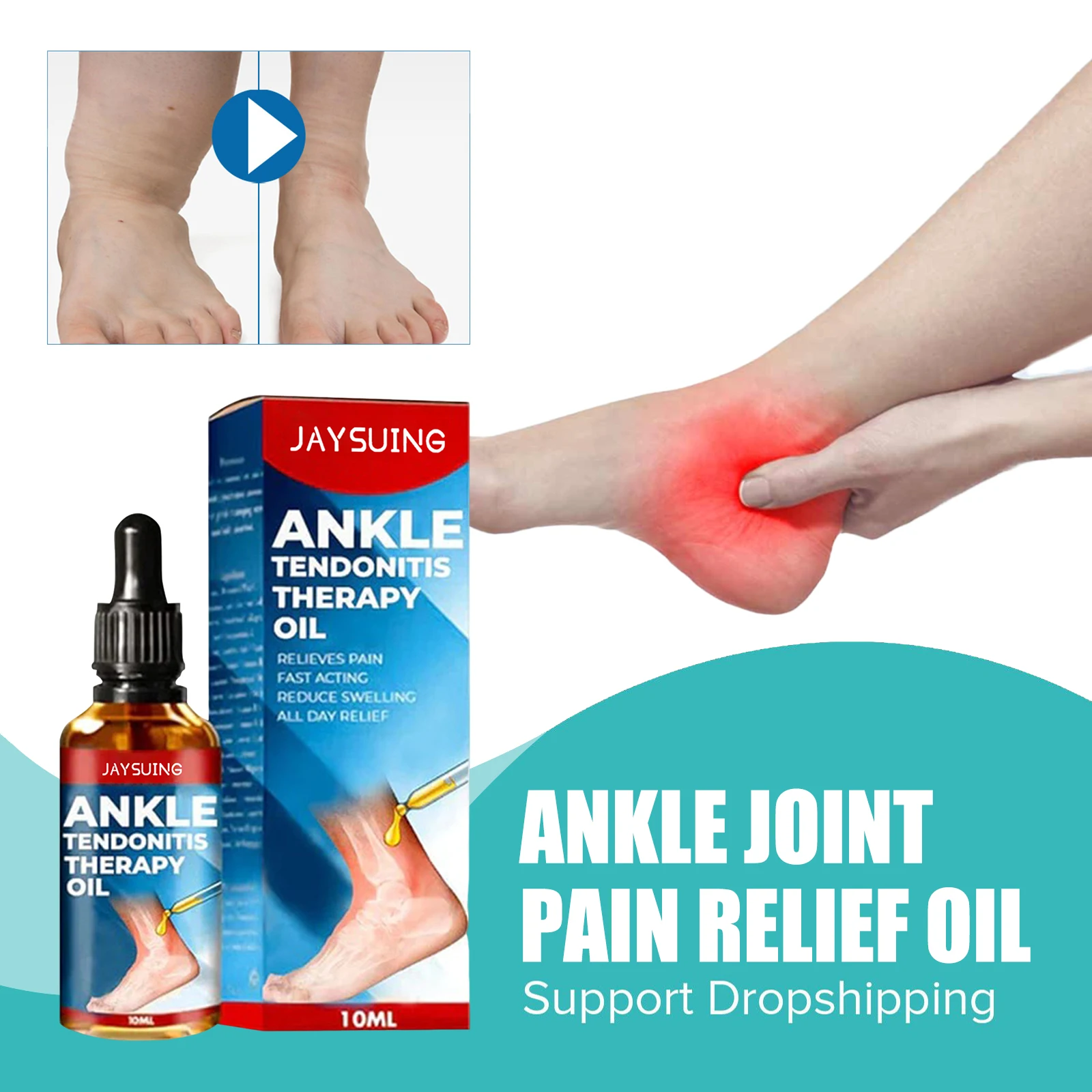 Heel-Pain-Relief-Serum-Treatment-Tendonitis-Fasciitis-Bunion-Foot ...