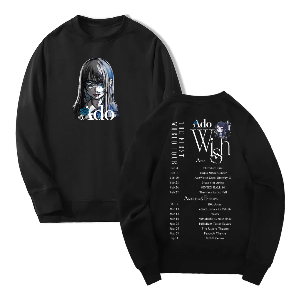 Ado-Wish-Tour-Merch-Oversized-Hoodie-Women-Men-O-neck-Long-Sleeve ...