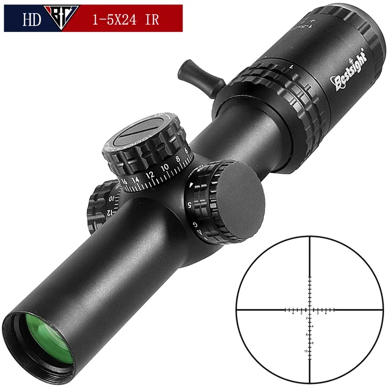 1-5x24-Riflescope-30mm-Center-Dot-Illuminated-Fits-AR15-223-7-62mm ...