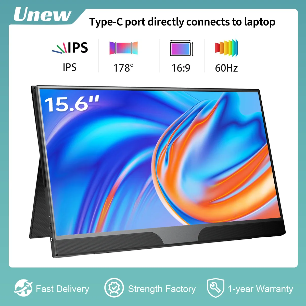 Unew-Monitor-port-til-15-6-1080P-FHD-HDR-tela-externa-de-computador ...