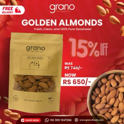 Almond (150 G) (Badam) Premium Quality imported (USA) Fresh Clean ...