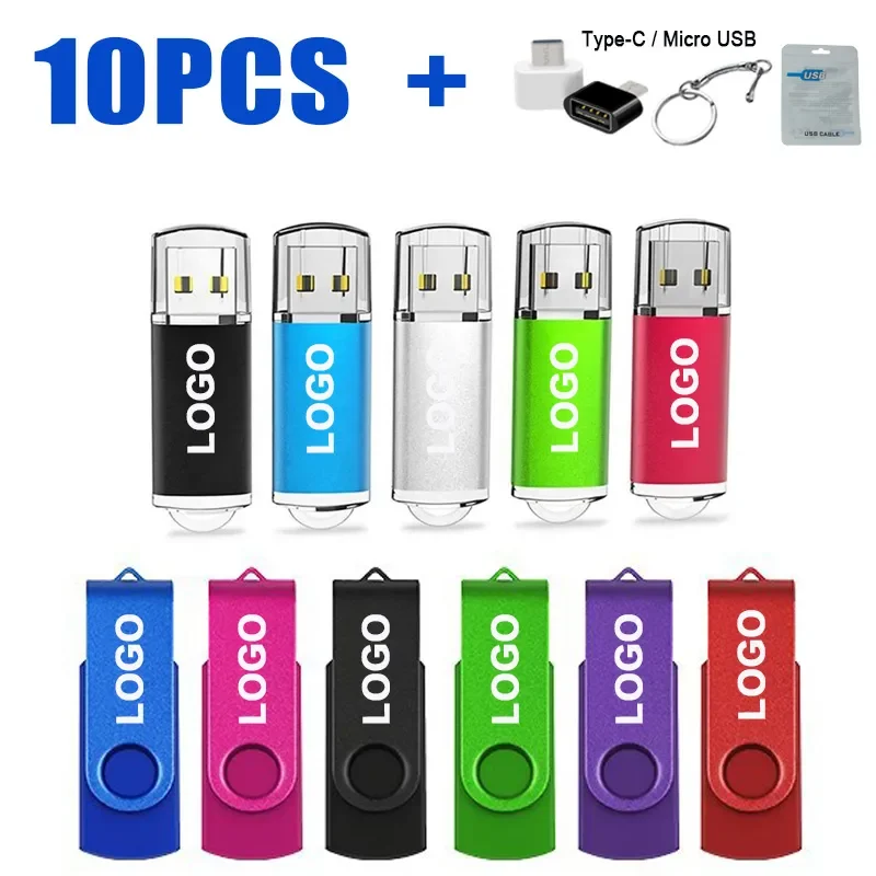 10Pcs-lot-USB-2-0-Flash-Drive-64GB-128GB-Pen-Drive-16GB-Pendrive-32GB ...