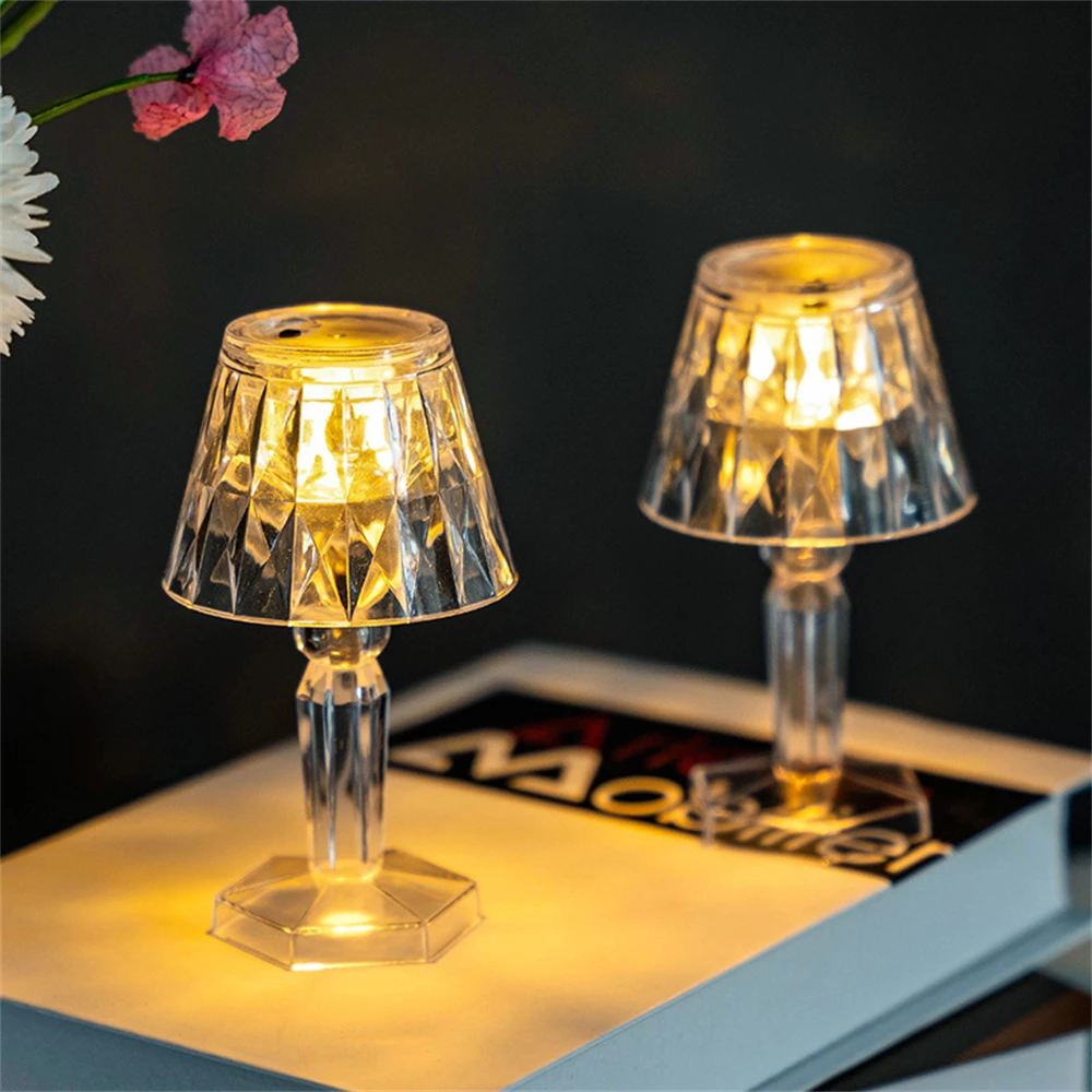Crystal-diamond-table-lamp-led-transparent-acrylic-small-night-light ...