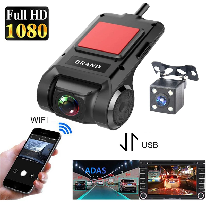 Wifi Dash Cam 1080p Full Hd Car Video Recorder Night Cars Dvr Android ...