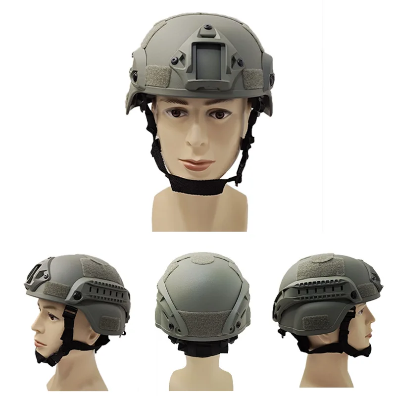 Military-Tactical-Helmet-Airsoft-Gear-Paintball-Head-Protector-with ...