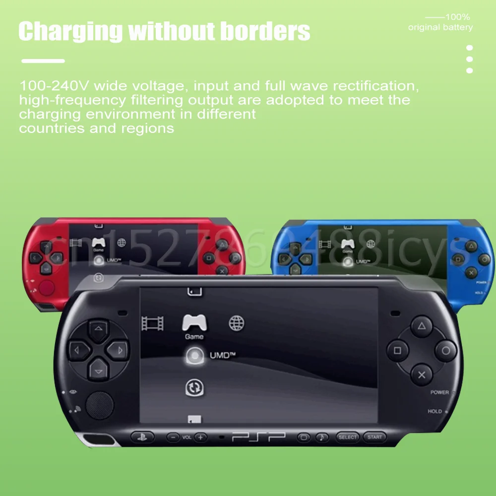 1pcs Psp 110 3600mah Battery 3.6v Replacement Lithium Gamepad Battery ...