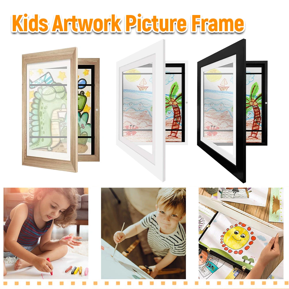 Kids Artwork Picture Frame Easy Change Wall Display Artwork Frame ...