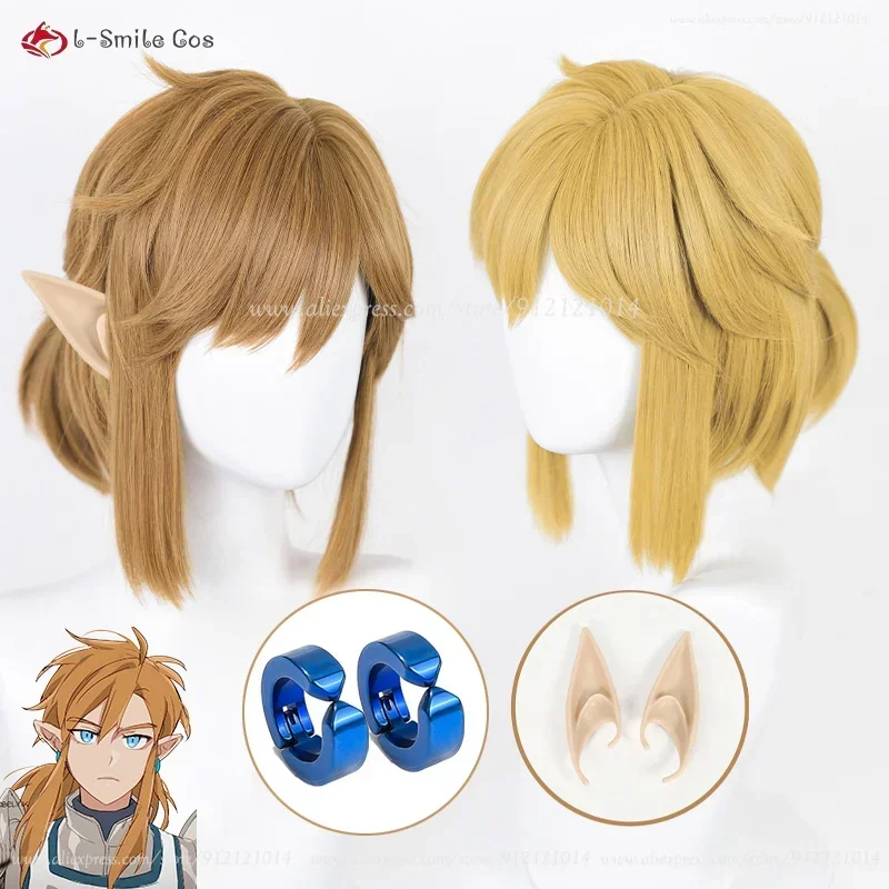 Anime-Link-Wig-Cosplay-Princess-Zelda-Link-Cosplay-Wig-29cm-Brown-Anime ...