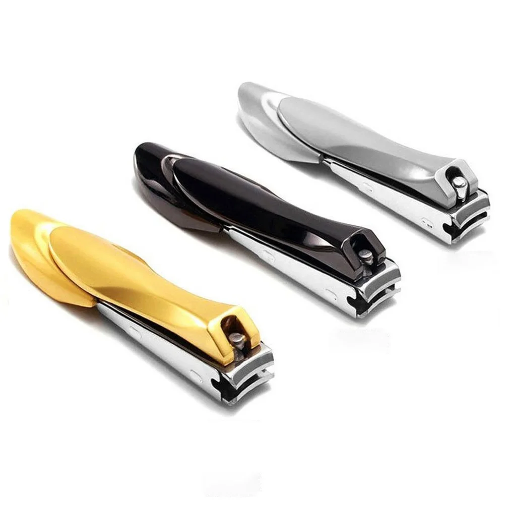 Luxury-Anti-Splash-Nail-Clipper-Fingernail-Toenail-Cutter-Manicure ...